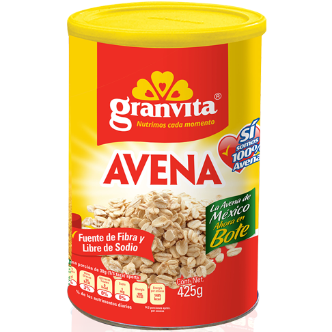 Avena Tradicional en bote 425 g | Granvita